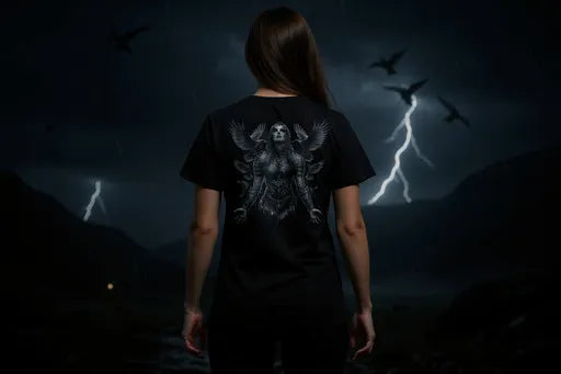 Valkyrie’s Awakening Ladies Fit T-Shirt – Wasted Gorilla
